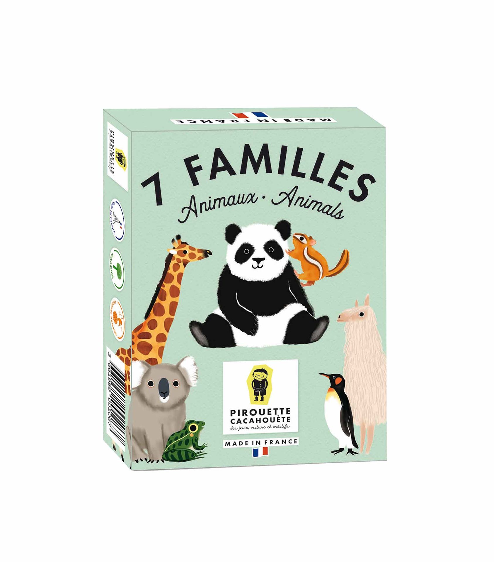 Jeu de cartes : 7 familles animaux • Boutique WWF France